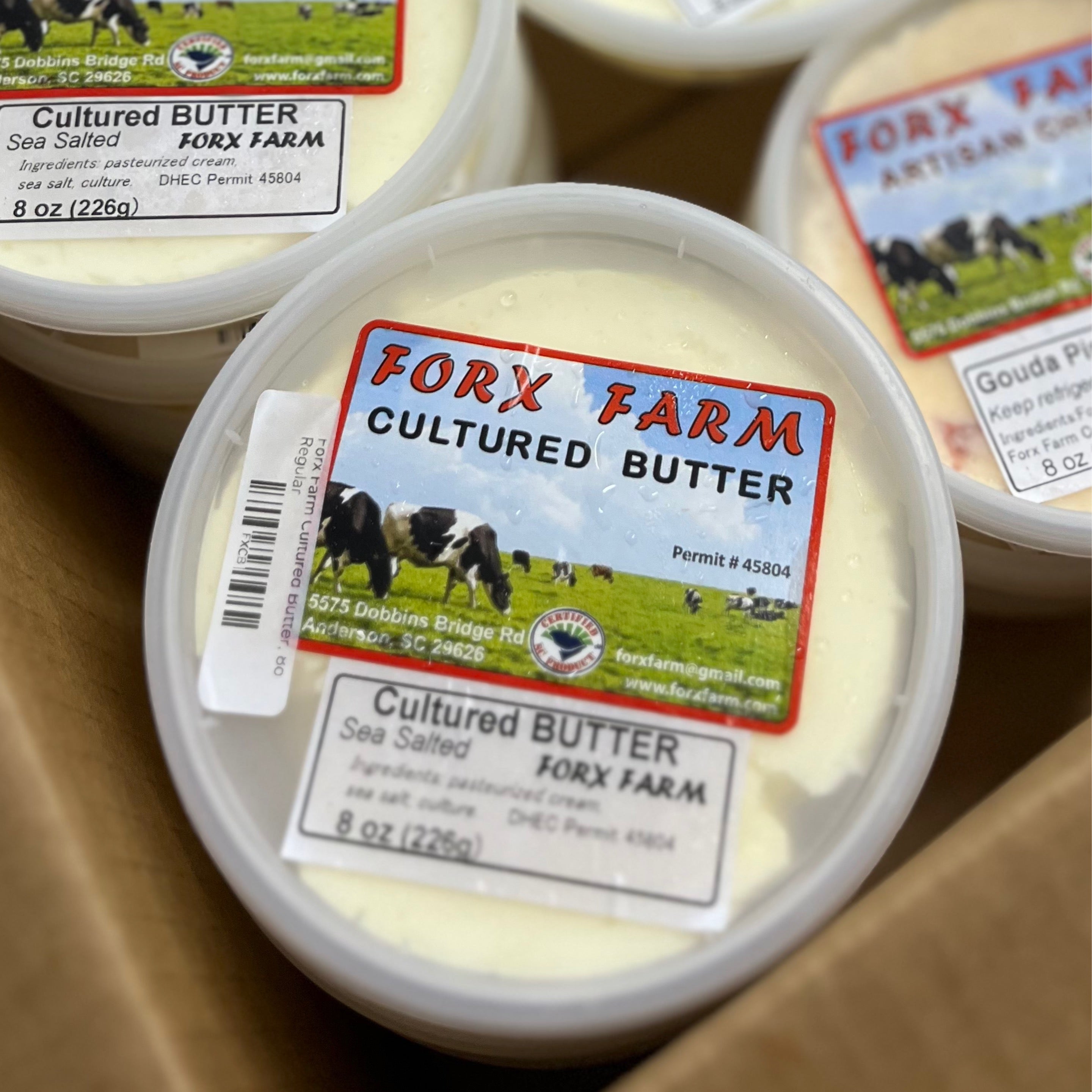 Forx Farm Cultured Butter, 8oz | Swamp Rabbit Cafe and Grocery