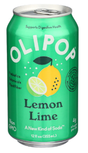 Olipop Lemon Lime Sparkling Probiotic Tonic, 12oz | Swamp Rabbit Cafe ...